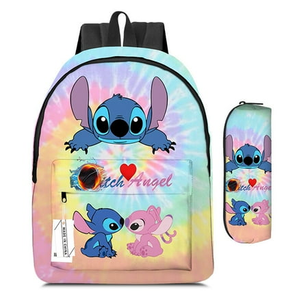 Stitch Backpack Two-Piece Set, Stitch Student Satchel-QIUPING - Walmart.ca