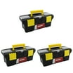 Stalwart Yellow Deluxe Steel and Plastic 18-inch Tool Box - Walmart.com