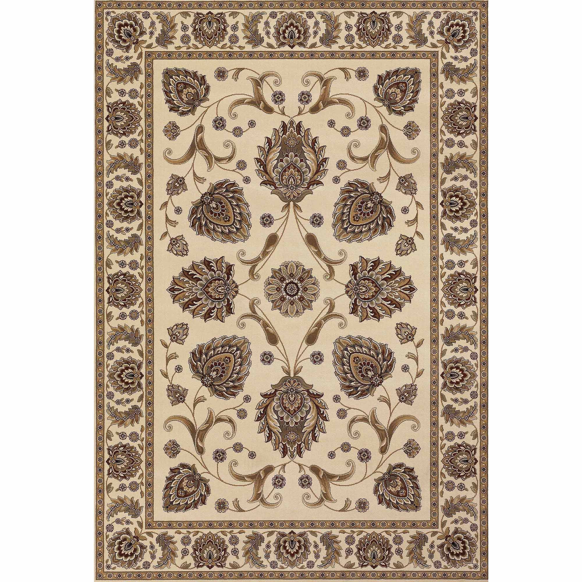 Couristan Everest Leila Ivory Area Rug, 5'3'x7'6' - 63825990053076T ...