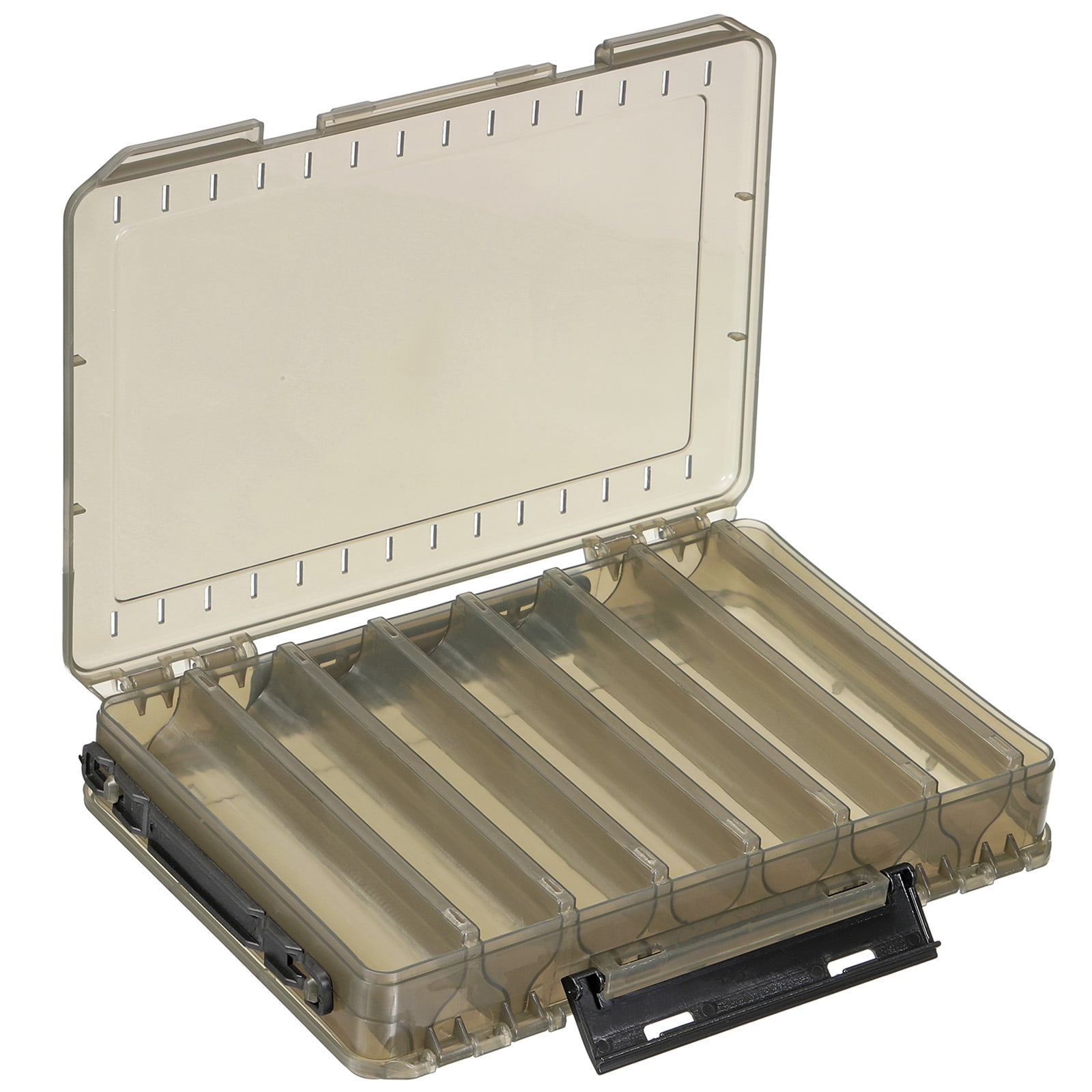 Uxcell Double-Sided Fishing Lure Box 14 Grids Tackle Bait Container ...