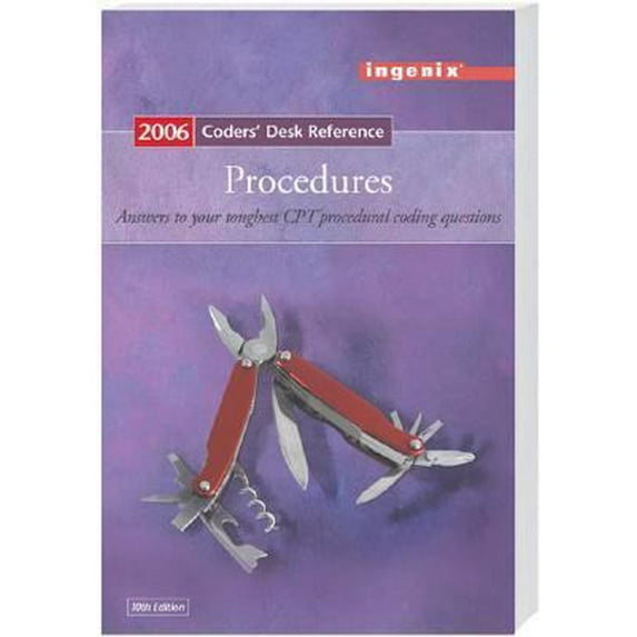 Pre-Owned Coders' Desk Reference for Procedures - 2006 (Paperback) 156337692X 9781563376924 ...