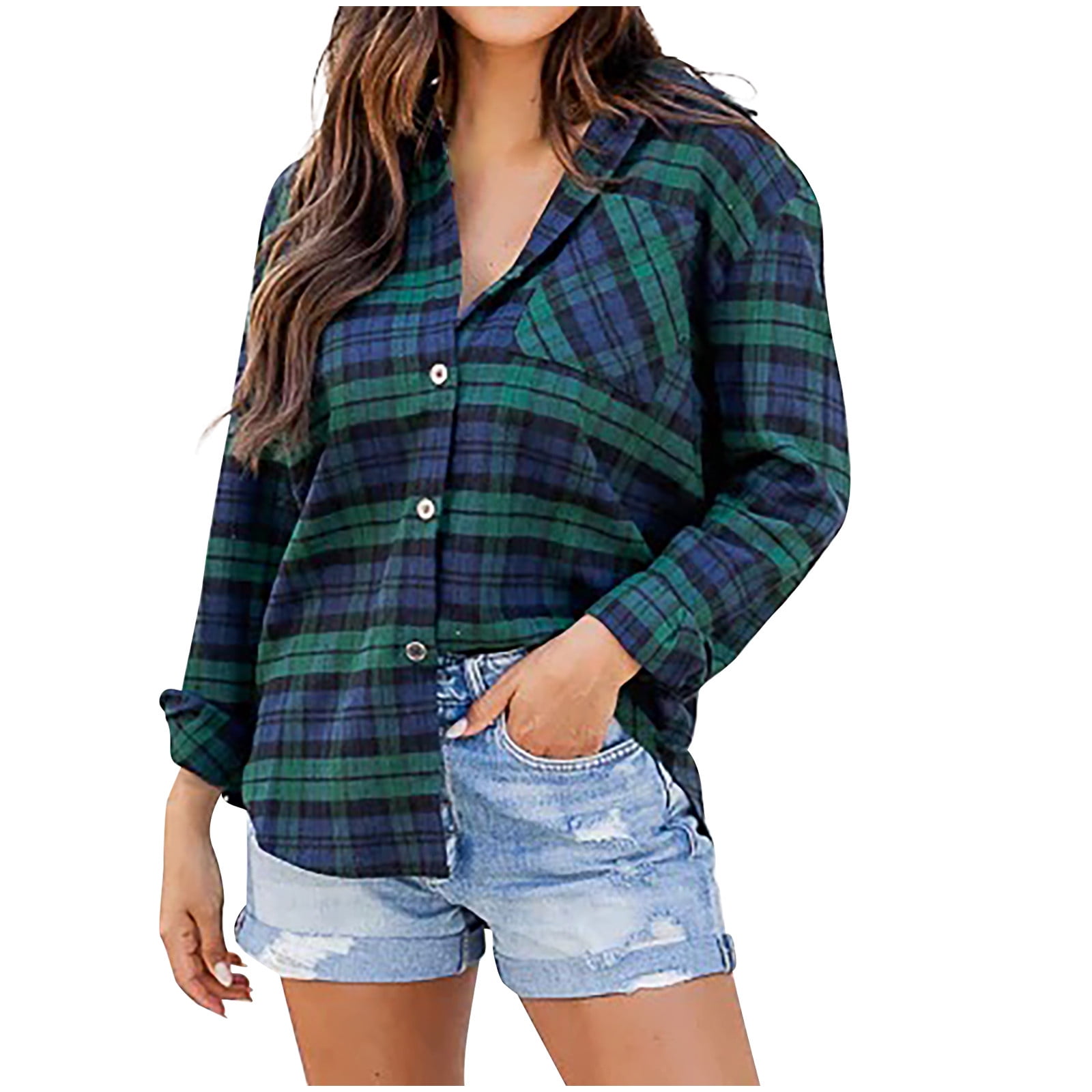 Click here for Blvb Womens Tops Pockets Cardigan Long Sleeve Loos... prices