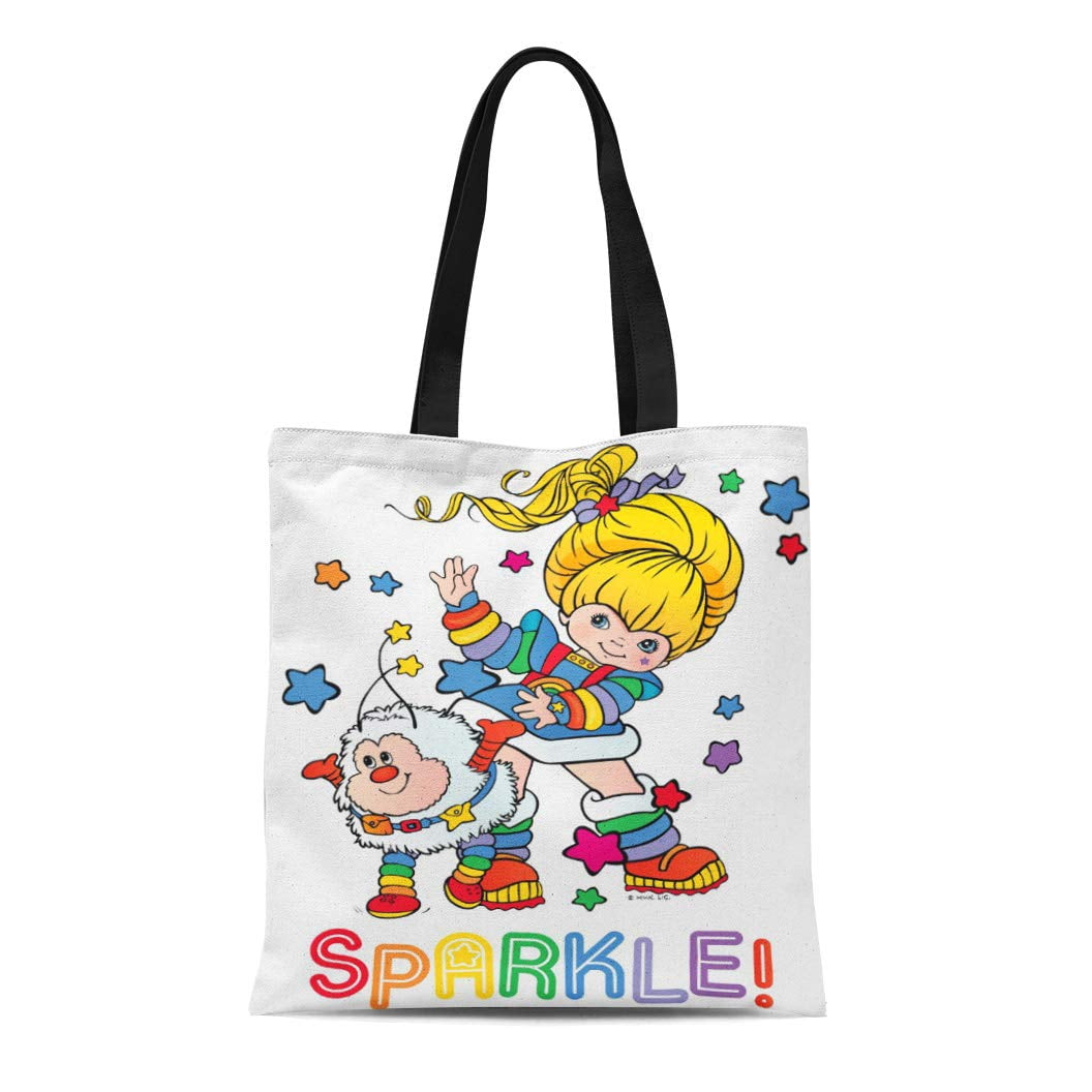 Click here for Nudecor Canvas Tote Bag Colorful Sprite Classic Ra... prices
