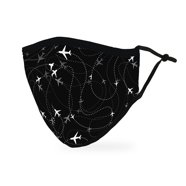 Thin, 1 Layer Reusable & Washable Water Resistant Face Mask for Adults ...