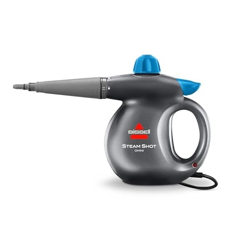 BISSELL Steam Shot Omni Handheld Hard Surface Steam Cleaner Titanium ...