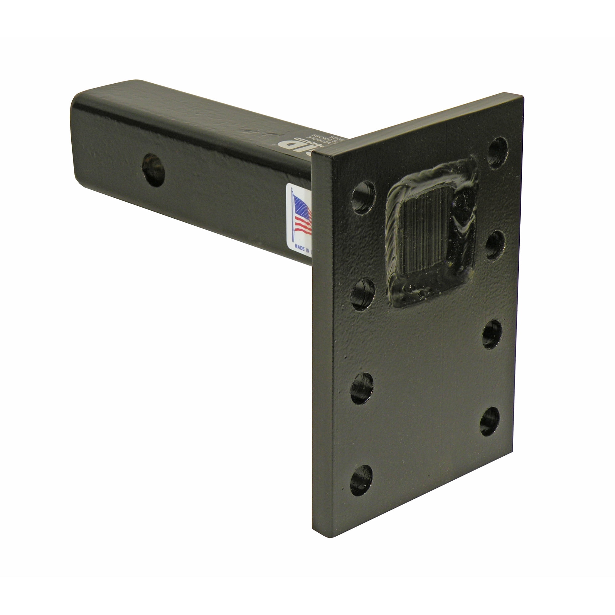 Rigid Hitch Solid Shank Pintle Mount for 2 Inch Receivers - Made in U.S ...