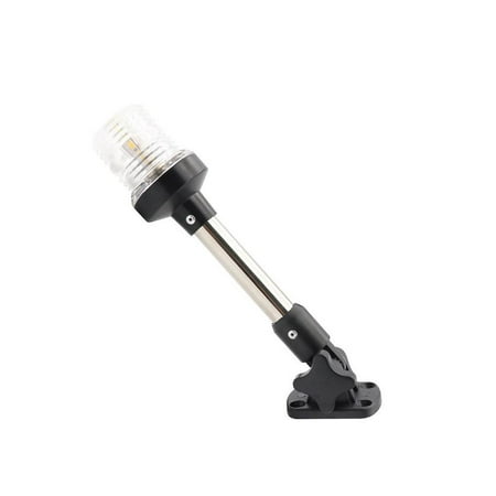 12VDC White Folding Light LED Light with 180° Adjustable Base Boat ...