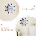 BESTYASH Wooden Wall Clock with Sea Star Design, Decorative for Home ...