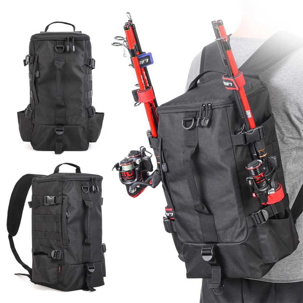 Outdoor Fishing Tackle Backpack 17.4l Large Capacity Multifunctional ...