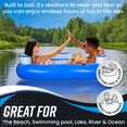 2 Pk Blue Floating Island Pool Float - Walmart.com