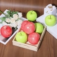 1 Set 16Pcs 2 Colors Foam Imitation Artificial Fruit Pretending Prop ...