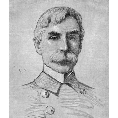 John Crittenden Watson /N(1842-1923). U.S. Navy Admiral. Drawing By ...