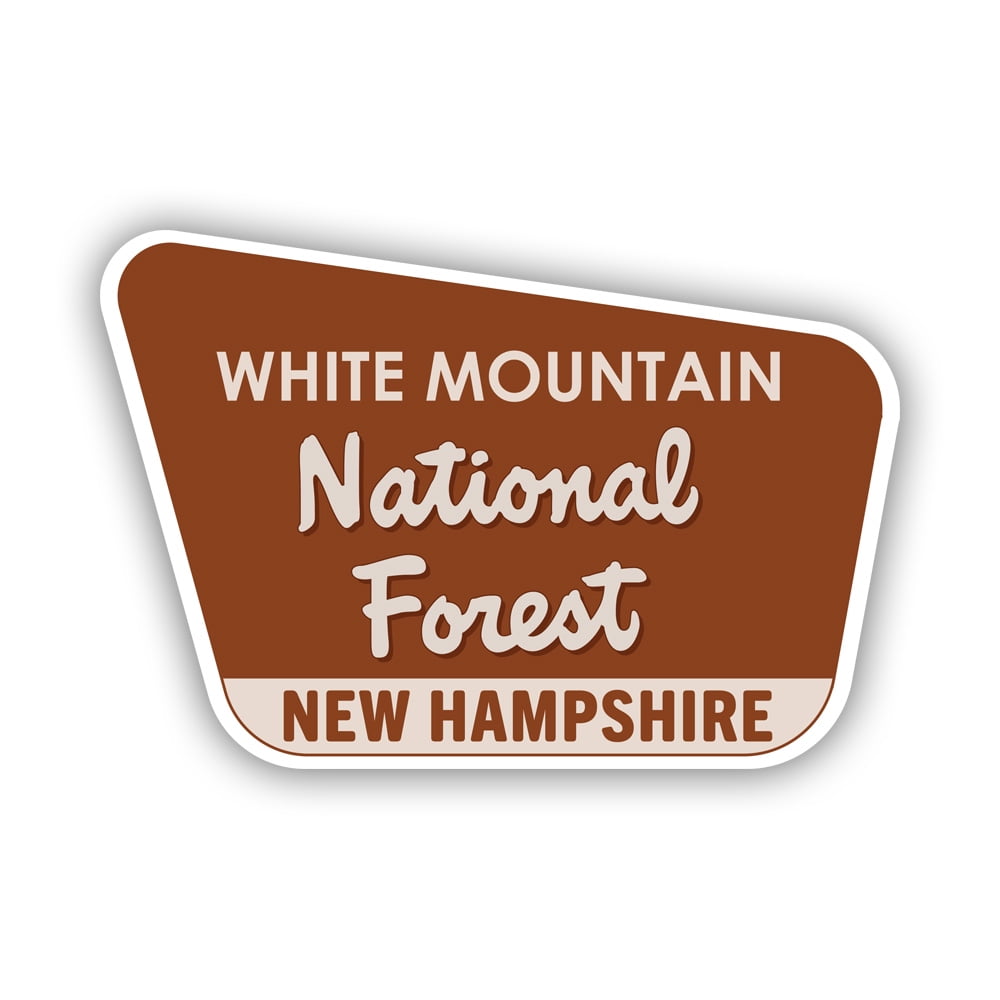 White Mountain National Forest Sticker Decal - Self Adhesive Vinyl ...