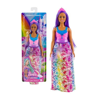 Barbie Dreamtopia Princess Doll, 12-inch, Curvy, Blonde with Pink ...
