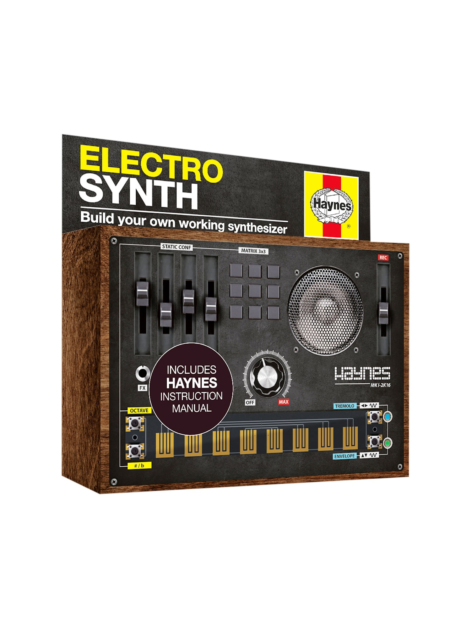 Haynes Retro Synthesizer Kit - Build Your Own Working 1980s Style Synth ...