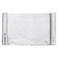 BIDK Home Rectangular Aluminium Serving Tray with Scroll Handles - 24. ...