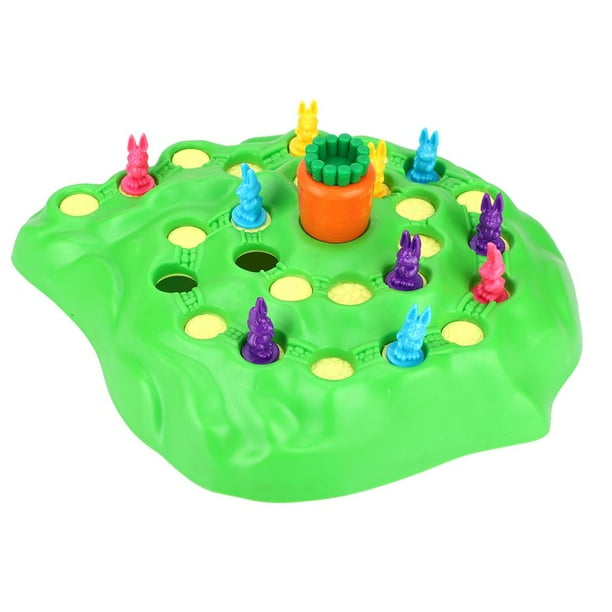 TOPINCN Bunny Hop Funny Rabbit Family Fun Board Game for Children ...