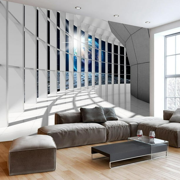Tiptophomedecor Peel and Stick 3D Illusion Wallpaper Wall Mural ...