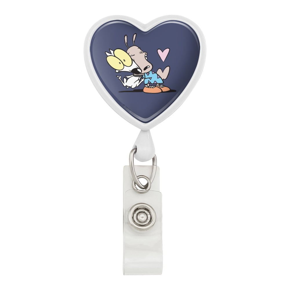Rocko's Modern Life Hug Heart Lanyard Retractable Reel Badge ID Card ...