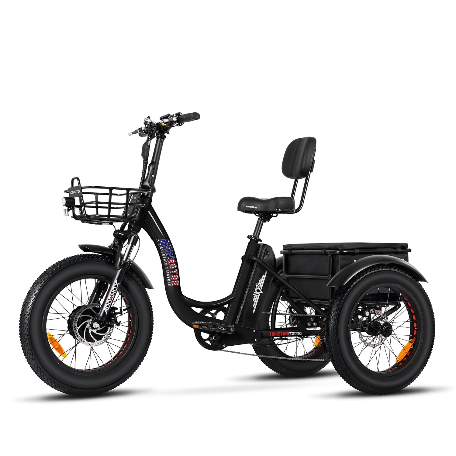 Buy Addmotor Step-Thru Electric Trikes, Fat Tire Electric Tricycle for ...