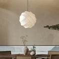 LittleGlovo Japanese Modern Silk Pendant Light Chic Wabi-Sabi Fabric ...