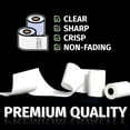 3-1/8" x 230' Thermal Paper Receipt Rolls, 48gsm BPA Free, 50 Rolls ...