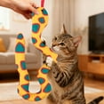 FEISHENTT Cat Catnip Snake Toy, Plush Interactive Chew Toy with Catnip ...