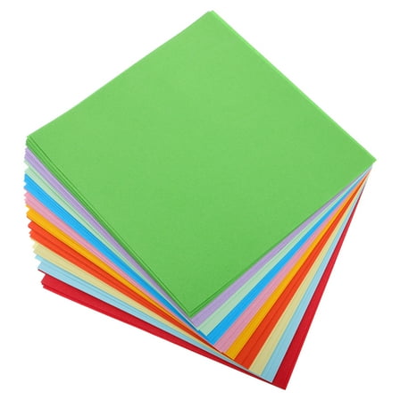 300 Pcs Origami Dual-side Paper Card DIY Kids Folding Colored ...
