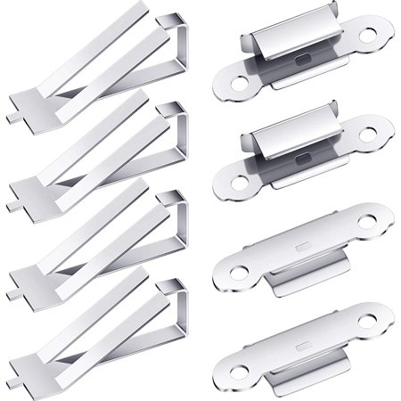8 Pieces Glass Bed Clips Clamp 7 mm Spring Turn Clips Compatible with ...