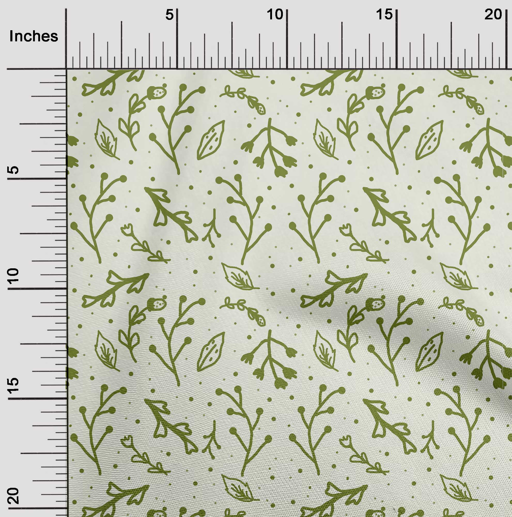 oneOone Cotton Poplin Light Yellow Fabric Florals Dress Material Fabric ...