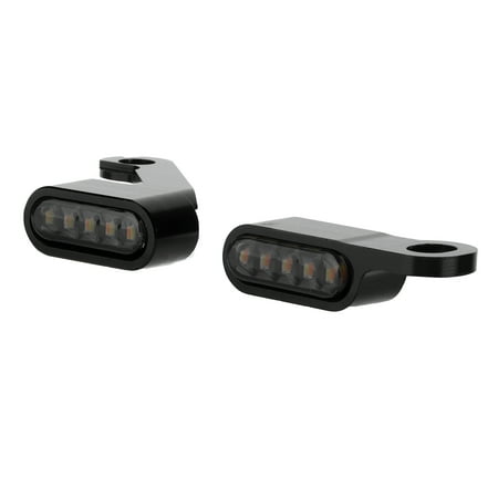 Motorcycle Indicator Light,2PCS Mini LED Cornering Handlebar Light ...