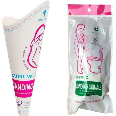 20/50 Pcs Disposable Paper Urinal, Pregnant Stand Up Urination Device ...