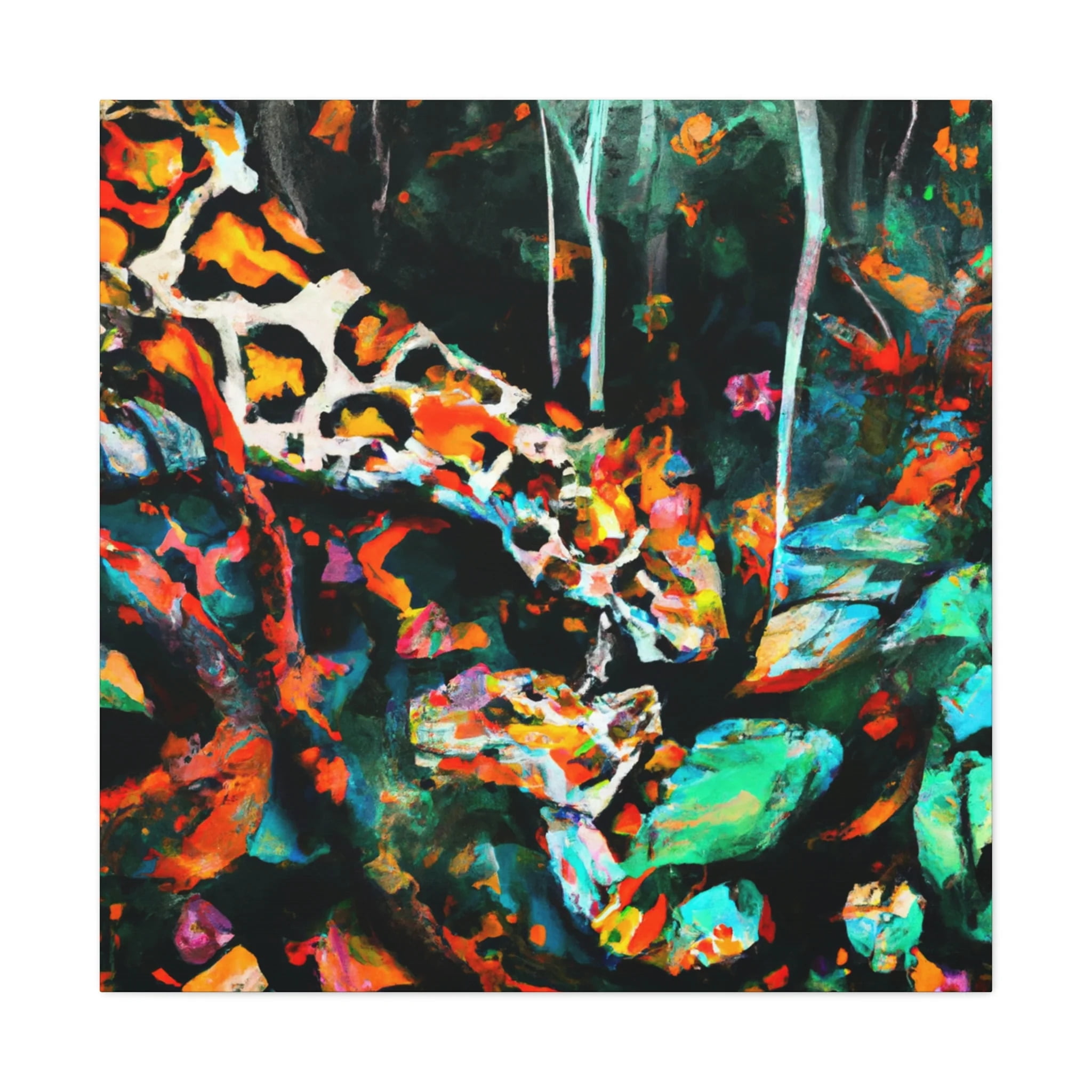 Python in Baroque Period - Canvas - Walmart.com