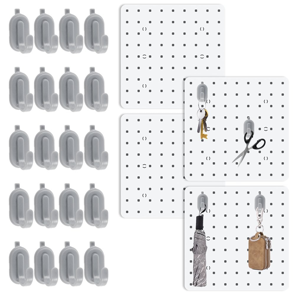 Click here for Generic Pegboard Wall Organizer 4pcs Heavy Duty No... prices