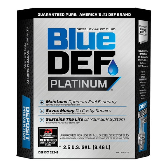 DEF Diesel Exhaust Fluid 2.5 Gallon - for Diesel Vehicles with SCR ...