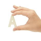 104-Piece 2-Inch Wooden Alphabet Letters Set for Crafts, 4 Uppercase ...
