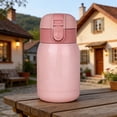 Stainless Steel Water Bottle Vacuum Insulated Thermal Flask with Quick ...