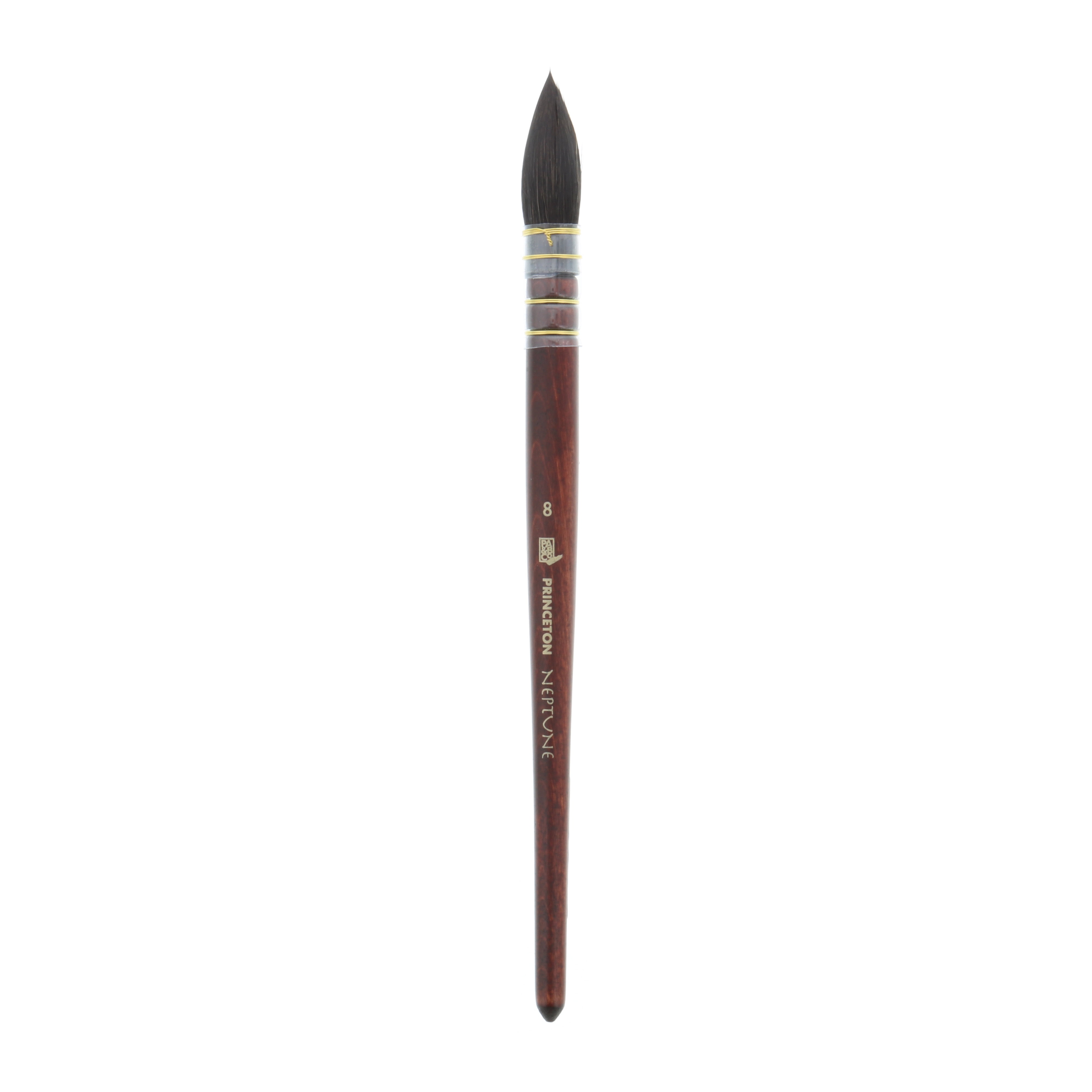 Princeton Brush Neptune Synthetic Squirrel Watercolor Brush, Quill, 8 ...