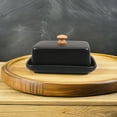 BESTYASH Farmhouse Ceramic Butter Keeper with Lid for Table Use and ...