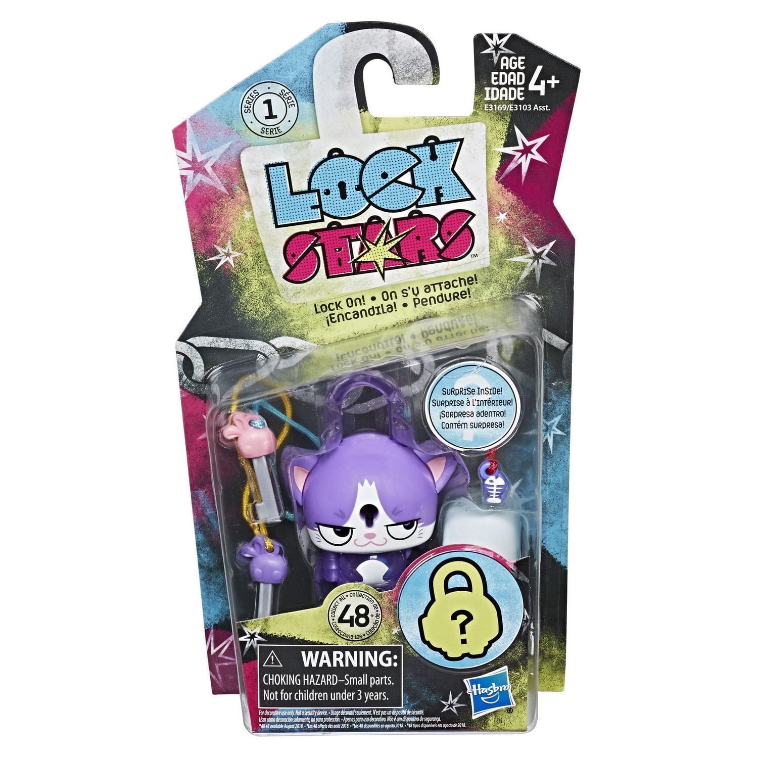 Click here for Hasbro Lock Stars Basic Assortment Purple Cat-seri... prices