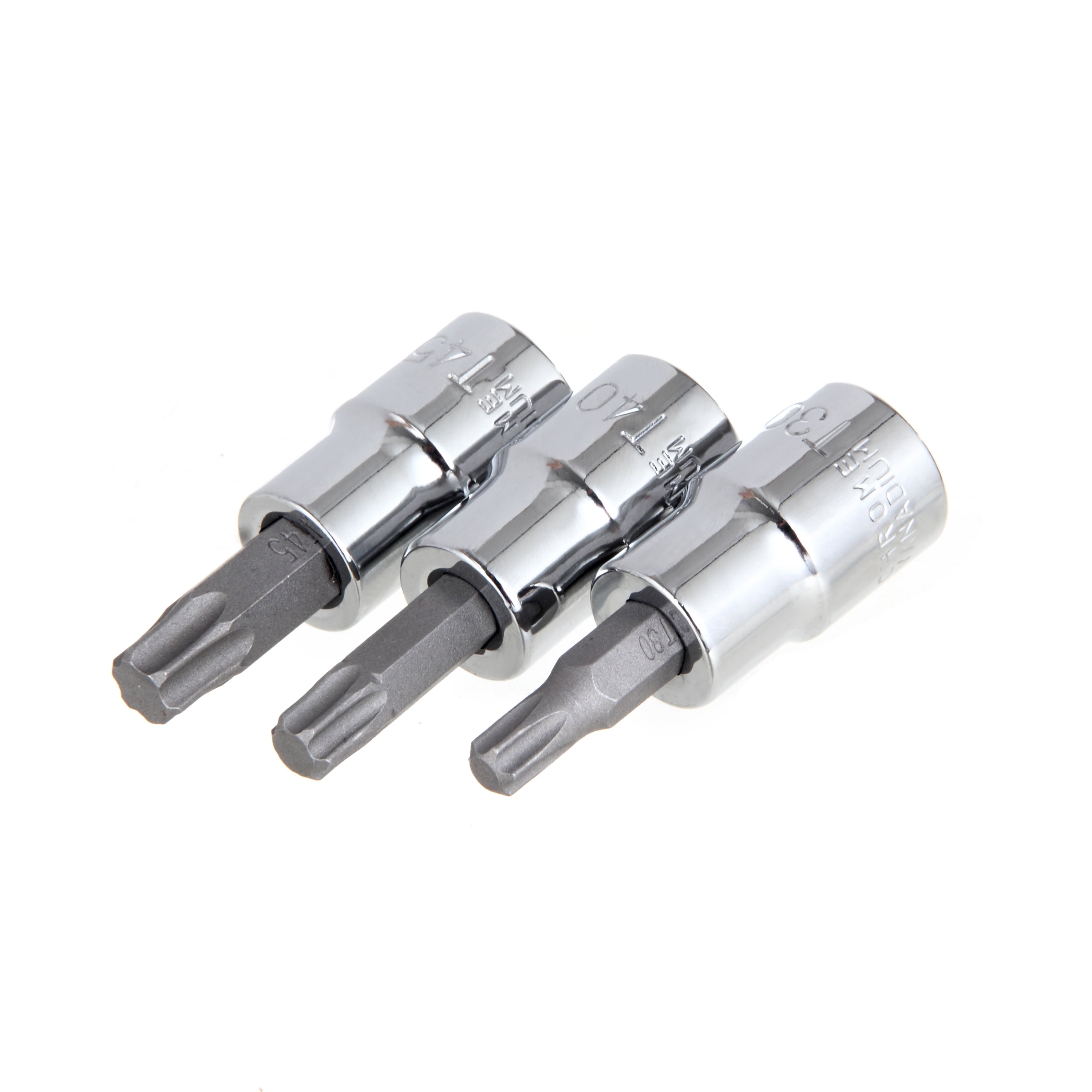 Hyper Tough 3 Piece 3/8-inch Star Socket Set - Walmart.com