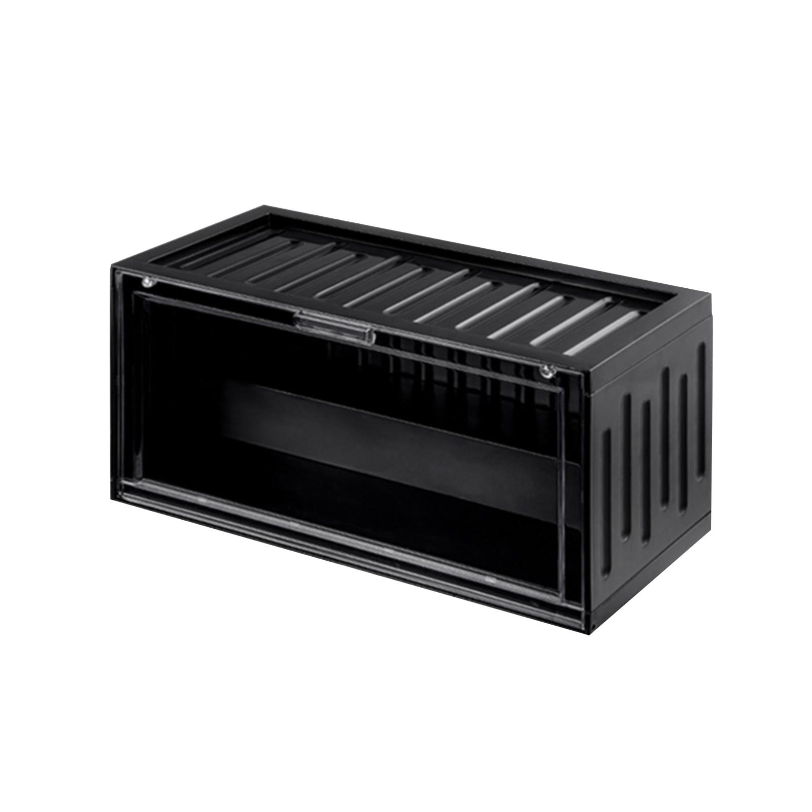 2 Tier Figure Collection Display Case Clear Container Storage Box