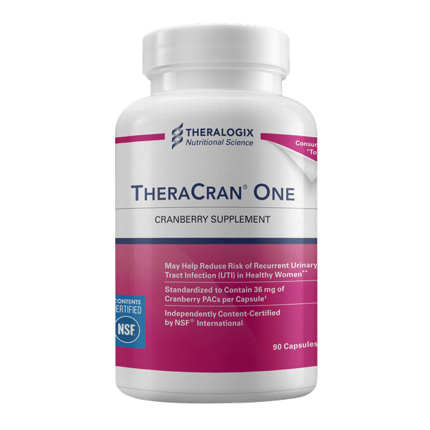 TheraCran One Cranberry Supplement – 36mg PACs Per Capsule, 90 Day ...