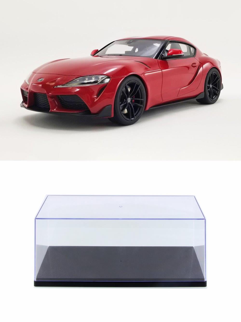 Diecast Car w/Display Case - 2021 Toyota Supra GR 3.0, Renaissance Red ...