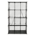 Pefilos 72 Inch 3-Tier Wire Cat Cage, Large DIY Playpen with 3 ...