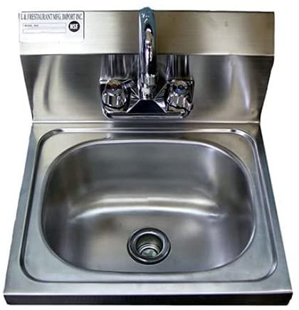 L & J Manufacturing 10 Inch x 8 Inch x 5 Inch Economy Wall-Hung Hand ...