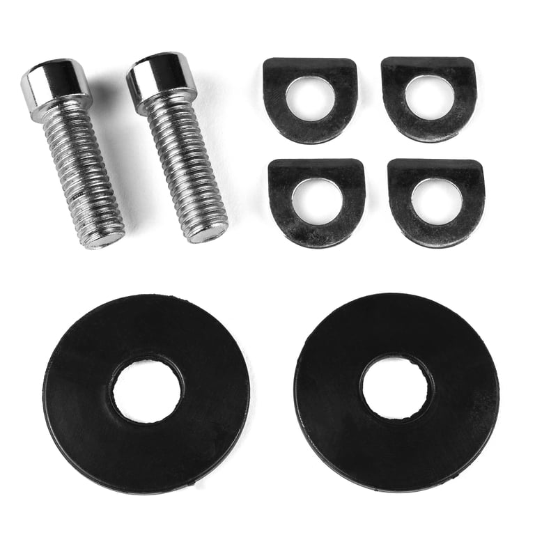 Foot Peg Mounts Universal Highway Foot Pegs - 3" Short Angled ...