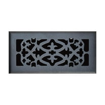Tru Aire 4 in. H X 12 in. W 1-Way Matte Steel Floor Diffuser - Walmart.com
