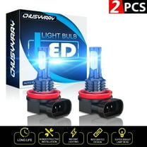 8000K Ice Blue H11 LED Headlight Low Beam Bulbs 2Pcs for Chevy Traverse ...