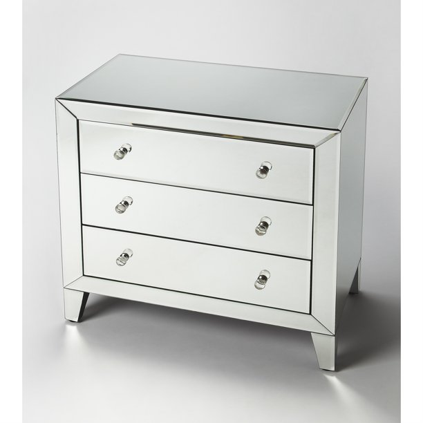 Mirrored Accent Chests